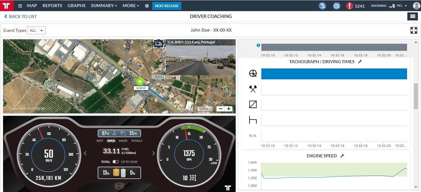 Driver coaching - Frotcom